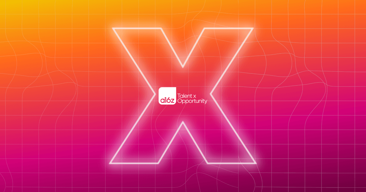 Introducing the Talent x Opportunity Grant Program | Andreessen Horowitz
