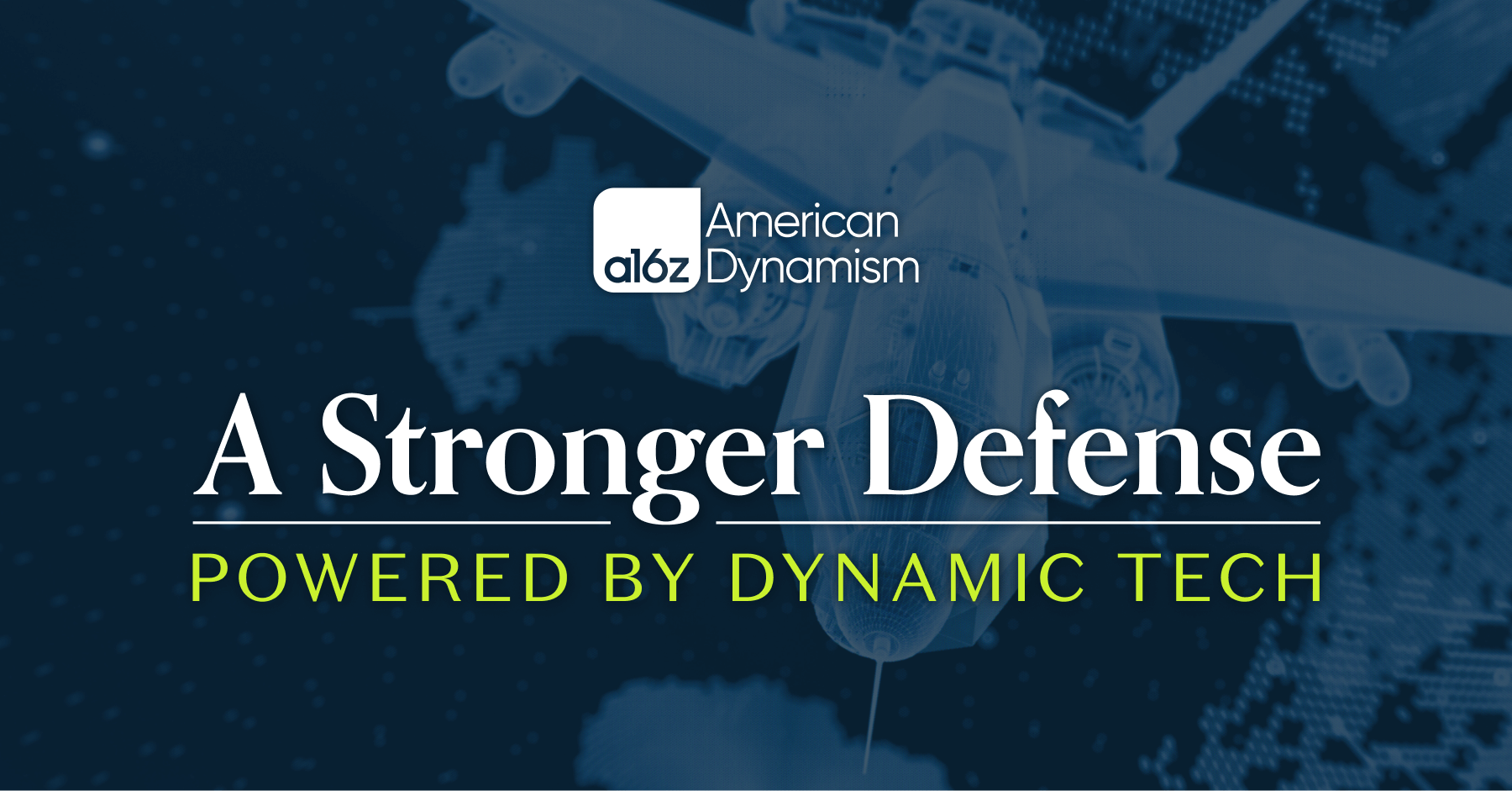 Defense Reform | Andreessen Horowitz
